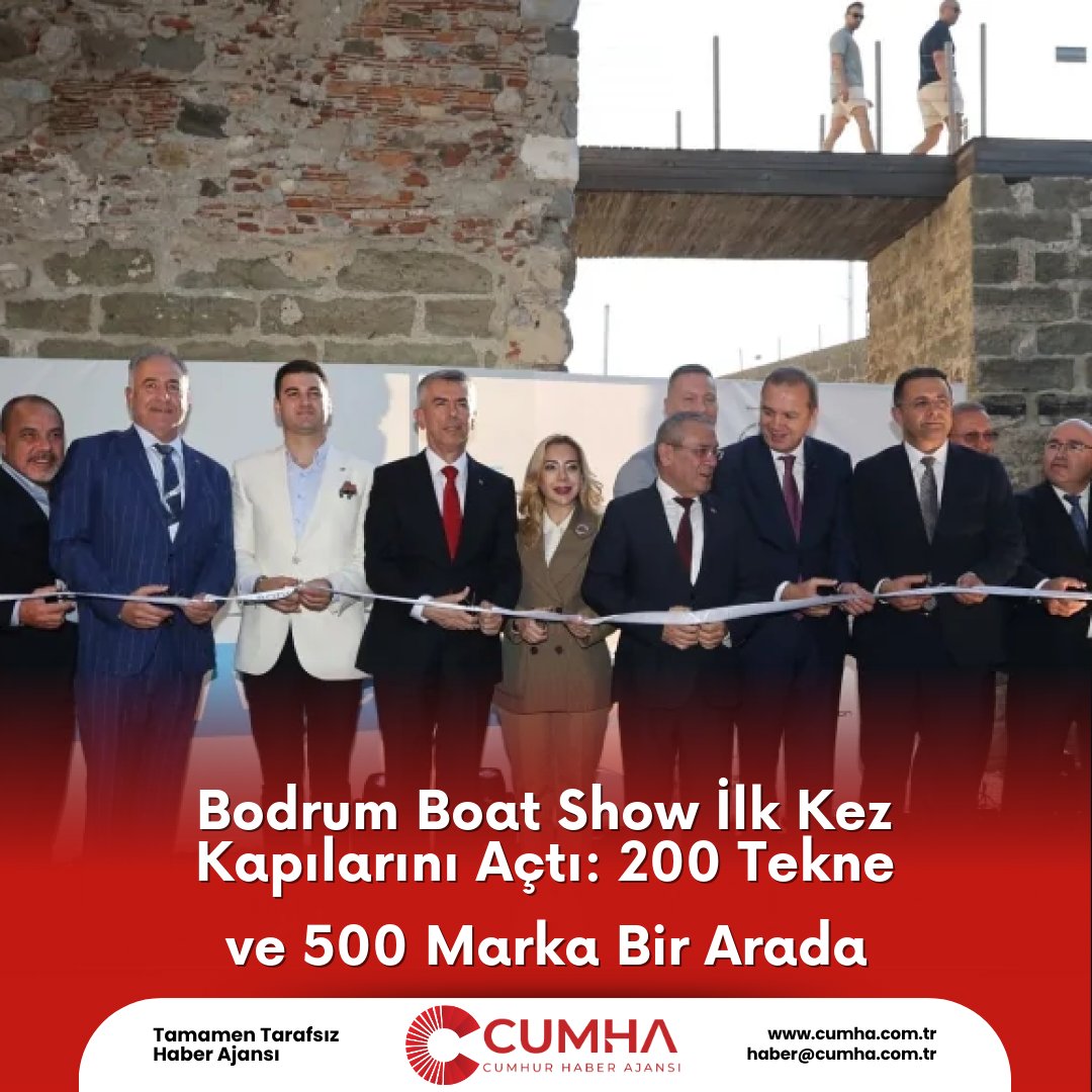 Bodrum Boat Show İlk Kez Kapılarını Açtı: 200 Tekne ve 500 Marka Bir ...
