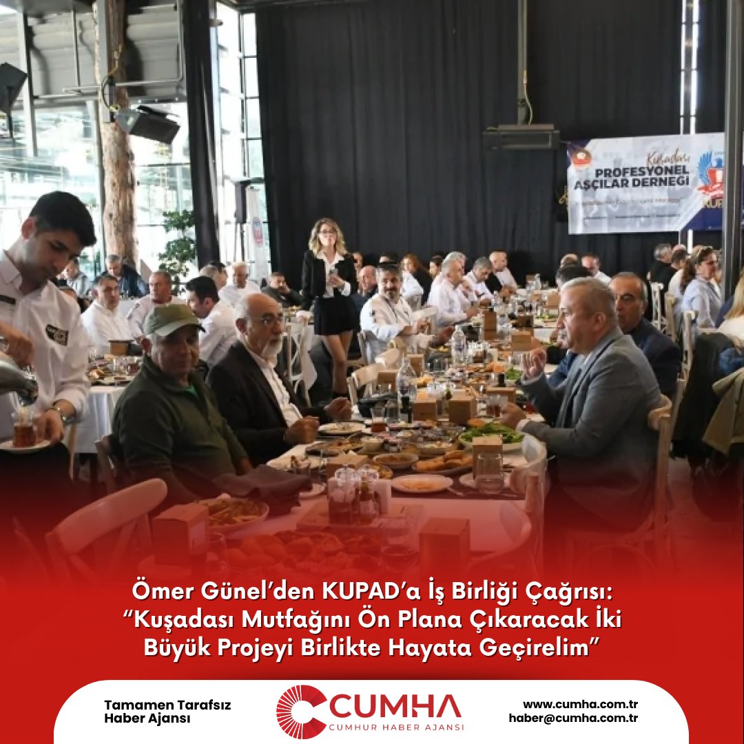 Ömer Günel’den KUPAD’a İş Birliği Çağrısı: “Kuşadası Mutfağını Ön Plana ...