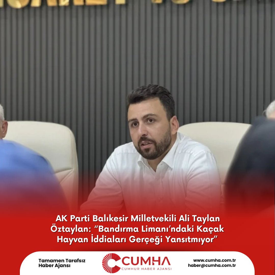 AK Parti Balıkesir Milletvekili Ali Taylan Öztaylan: “Bandırma Limanı ...