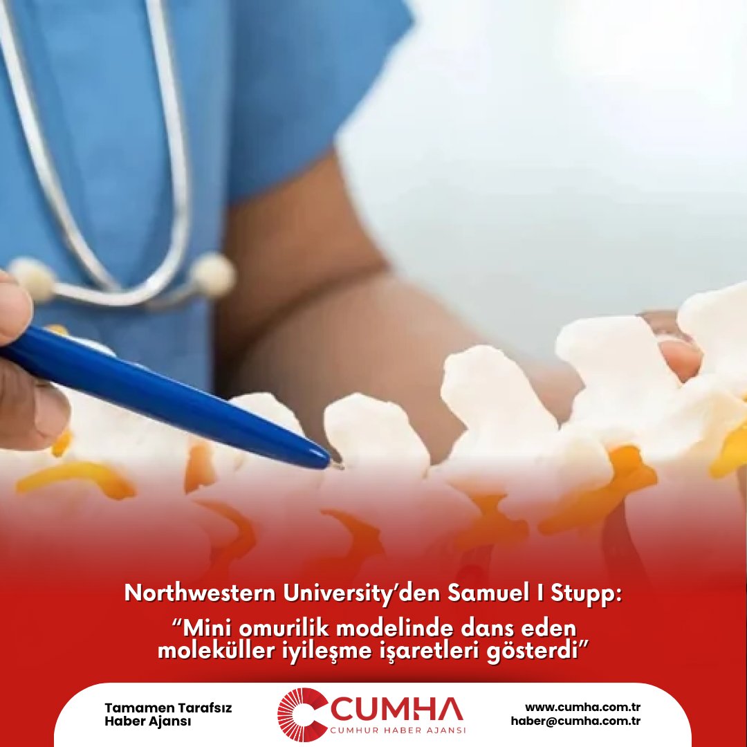 Northwestern University’den Samuel I Stupp: “Mini omurilik modelinde ...